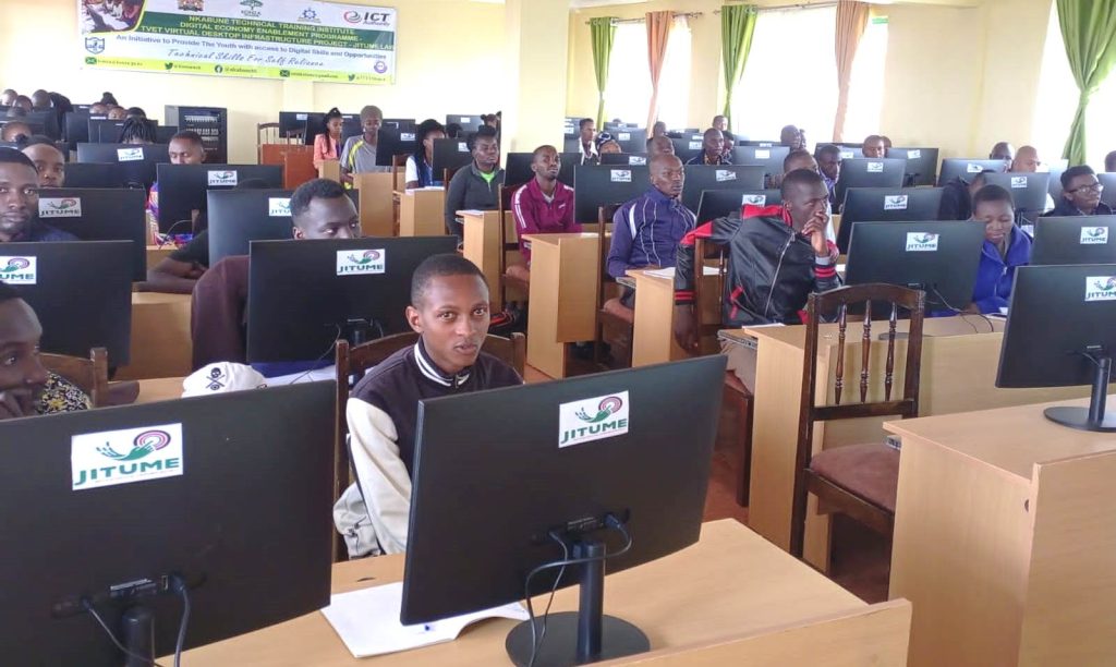 Pioneer students enroll for ICT training at Nkabune TTI - Education ...