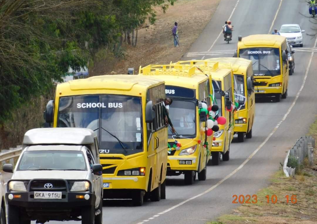 MP Fabian Muli donates school buses to 2 schools in Kangundo, Machakos ...