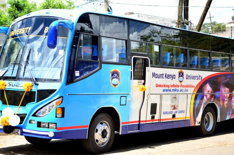 MKU Parklands Law Campus acquires new bus - Education News Kenya
