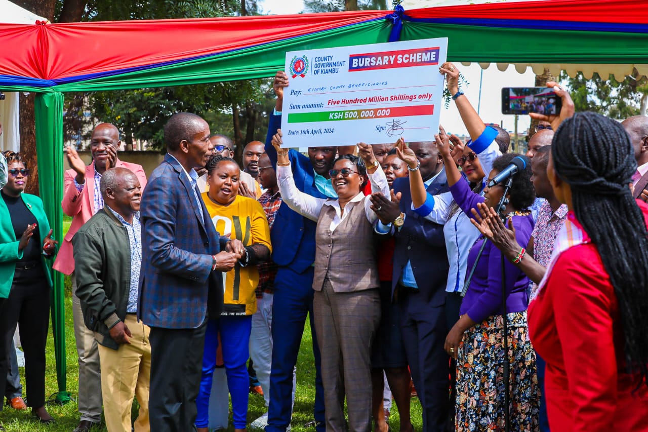 Kiambu unveils plan to raise bursaries to Ksh1B by 2026 | Education News