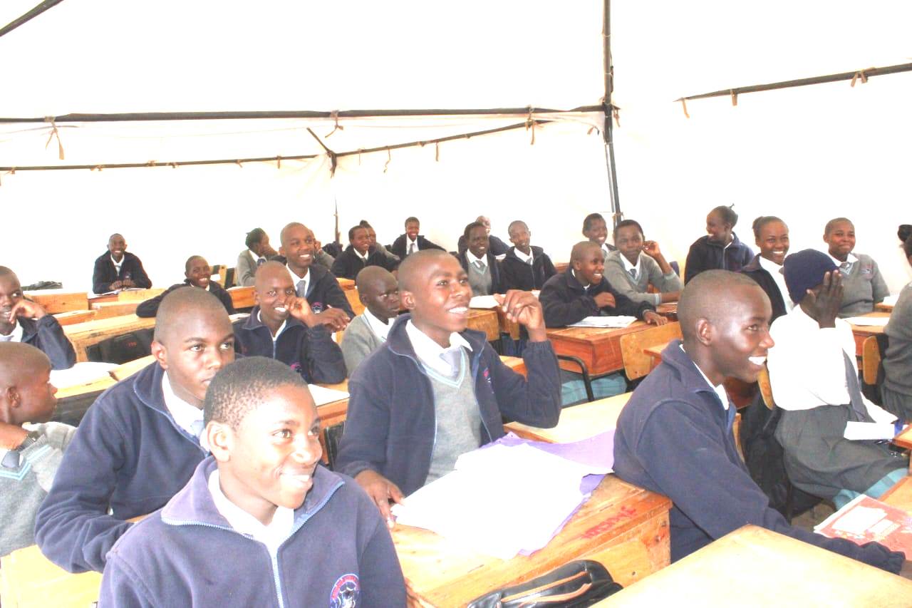 School in Narok converts tents into classrooms to cope with congestion ...