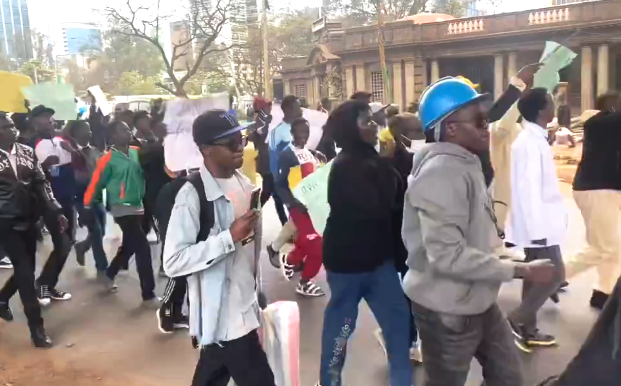 UoN students hold protests rejecting new varsity funding model ...