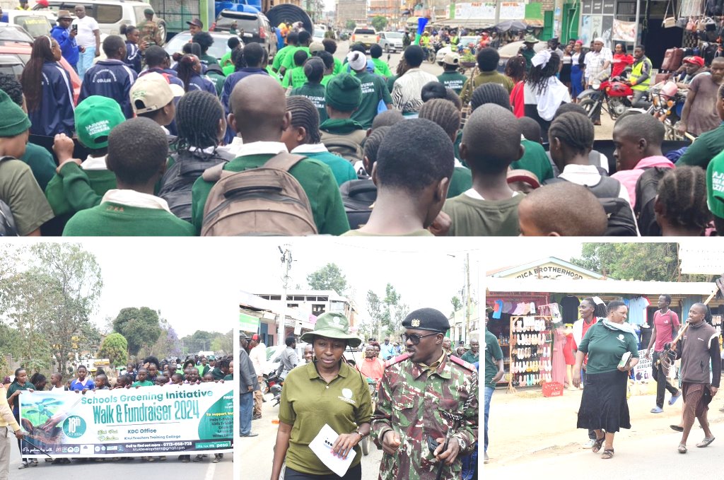 Kitui students walk 4kms to raise awareness on climate change ...