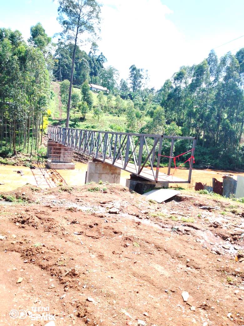 Relief as footbridge connecting village to schools in Kisii is ...