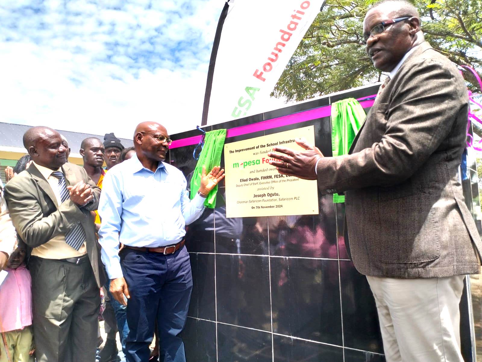 Mpesa Foundation hands over Ksh35M facilities in Siaya school ...