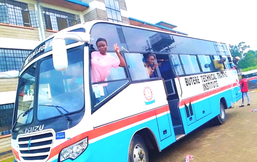 Relief for Butere trainees as college receives brand new bus ...